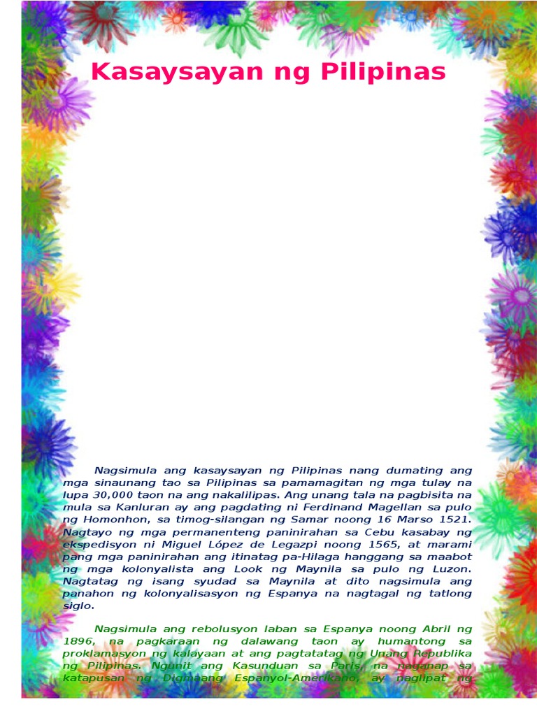 Kasaysayan NG Pilipinas | PDF
