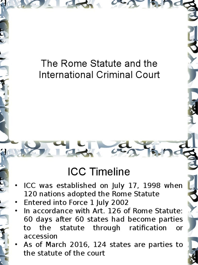 ICC | PDF | International Criminal Court | Prosecutor