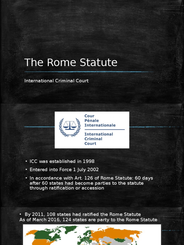 The Rome Statute | PDF | International Criminal Court | Crimes Against ...