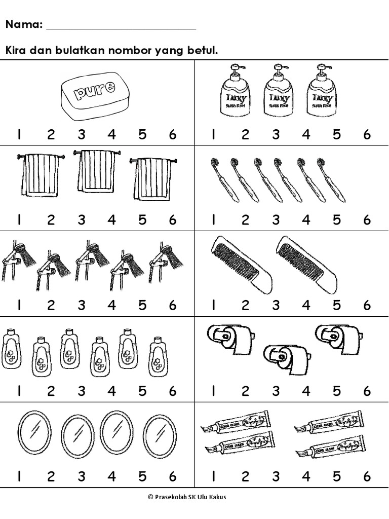 Kira Dan Bulatkan Nombor Yang Betul | PDF
