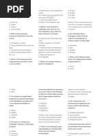 300 Items NLE Reviewer | PDF | Nursing | Experiment