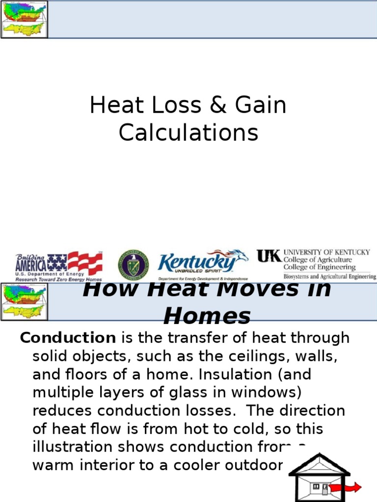 Heat Loss and Gain Calculation | Hvac | Thermal Conduction