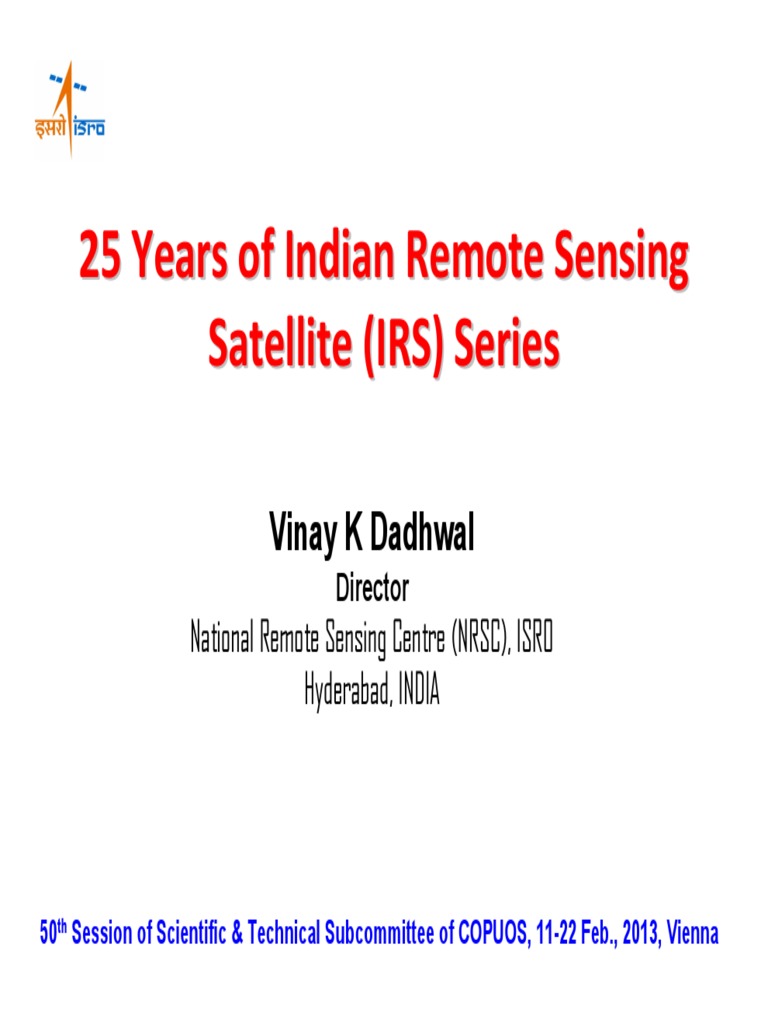 IRS | PDF | Satellite | Flight