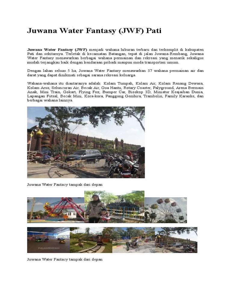 Juwana Water Fantasy | PDF