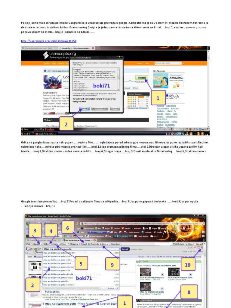 Napredna Google Pretraga | PDF