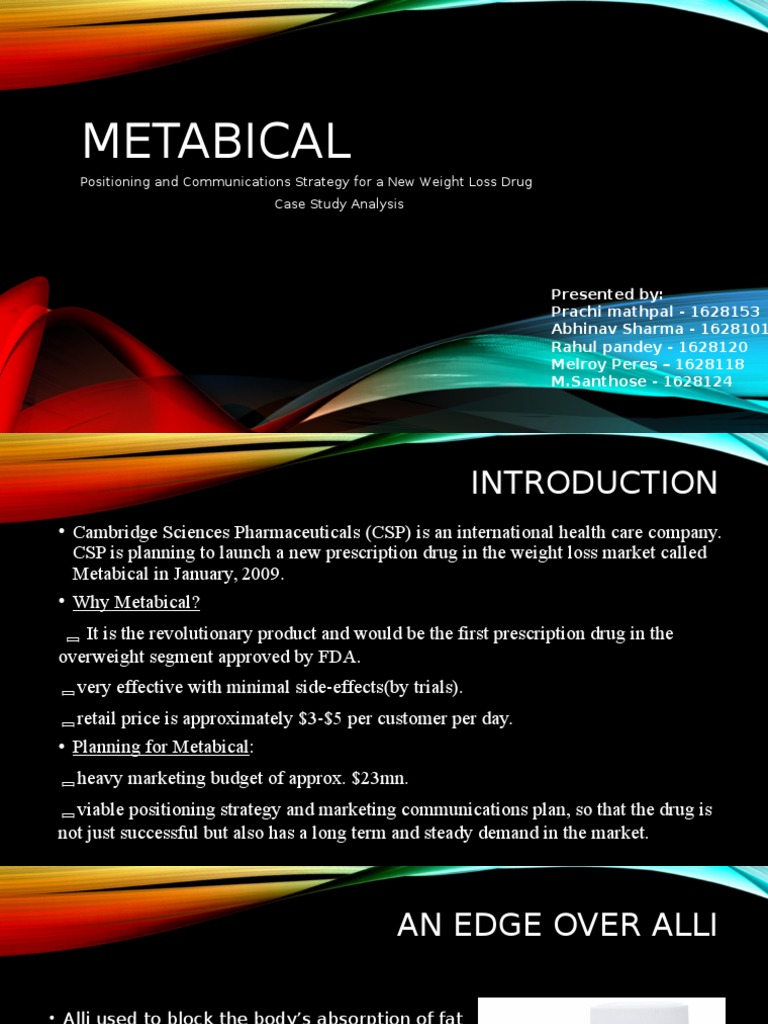 Metabical Case Study | PDF | Obesity | Weight Loss