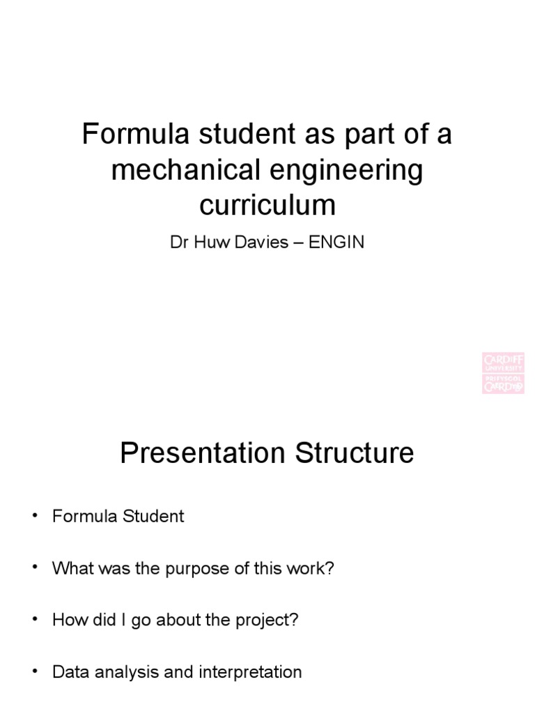 Huw Davies Formula Student Jan 2012 | PDF | Qualitative Research ...