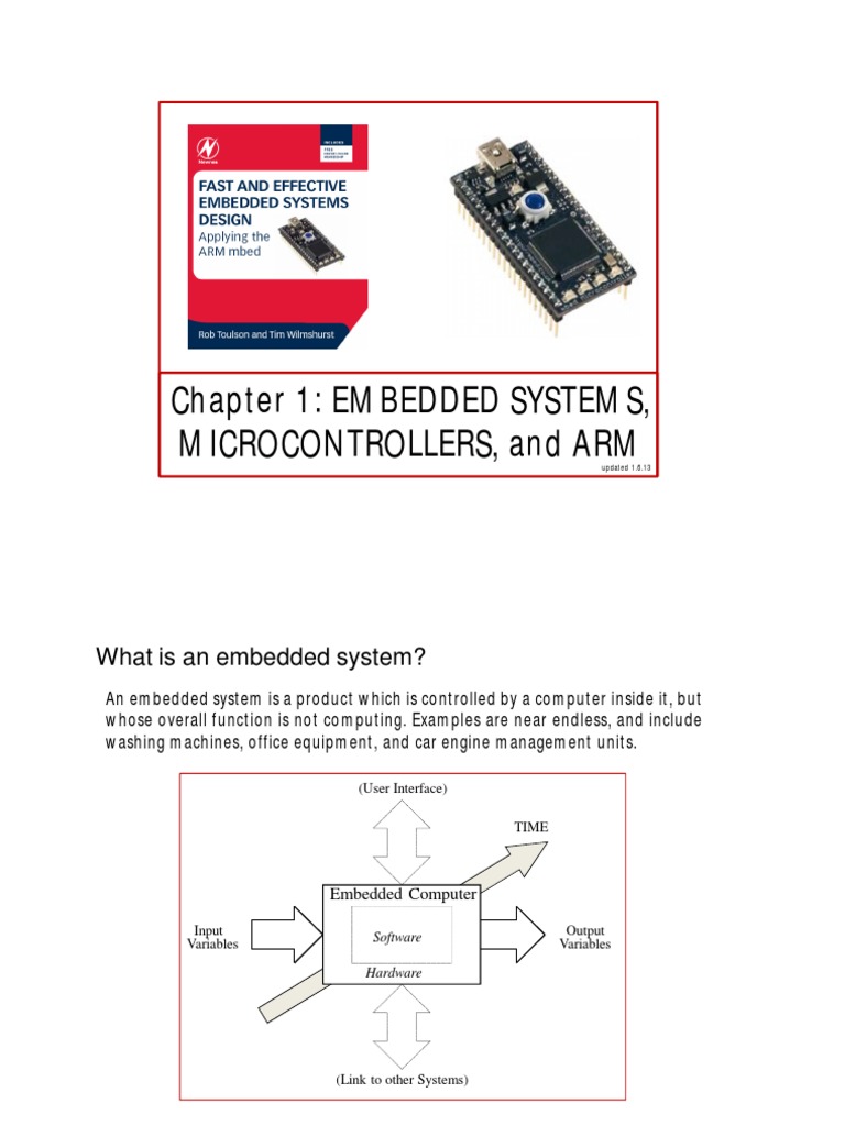 Embedded Systems & ARM Basics | PDF | Instruction Set | Embedded System