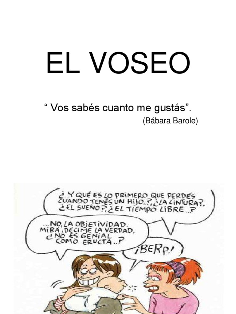 El Voseo | PDF