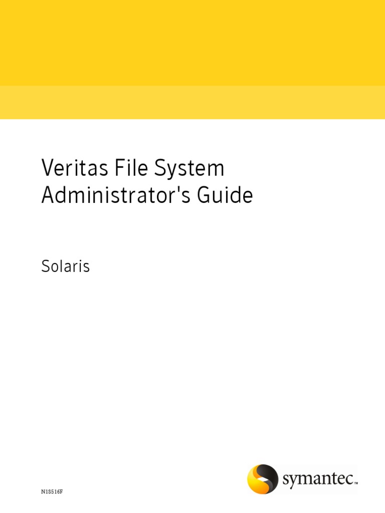 Veritas Files System Adm Guide | PDF | File System | Computer Cluster
