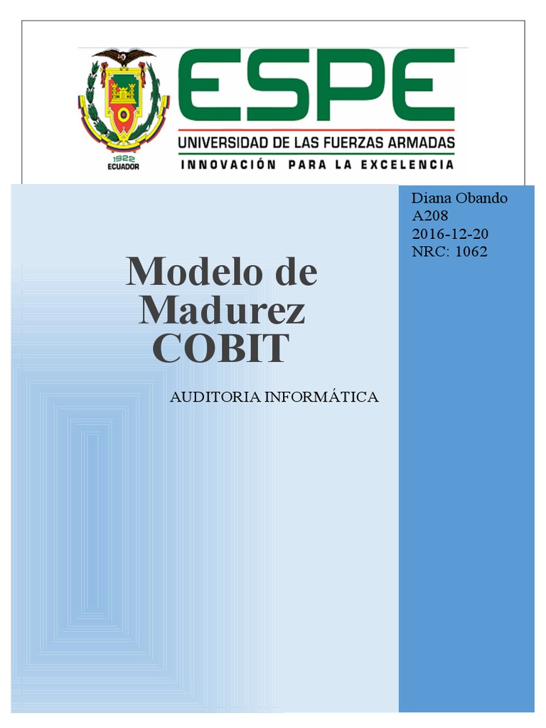 Modelo de Madurez COBIT | PDF | Cobit | Business