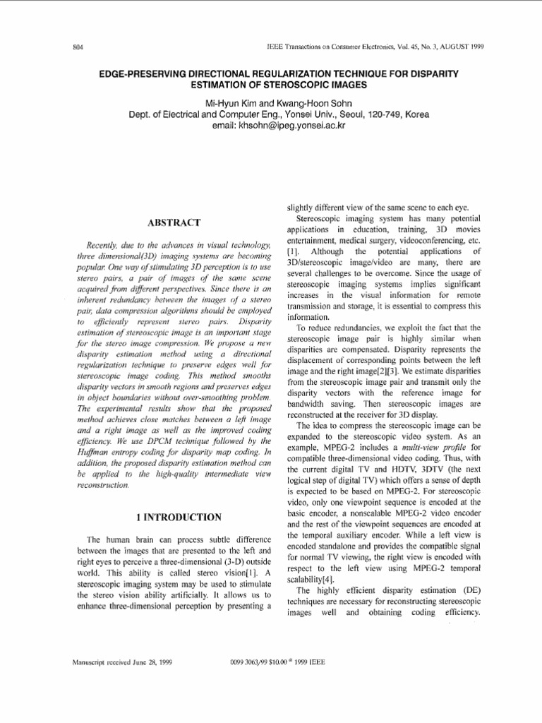 Vision Por Computadora | PDF | Stereoscopy | Data Compression