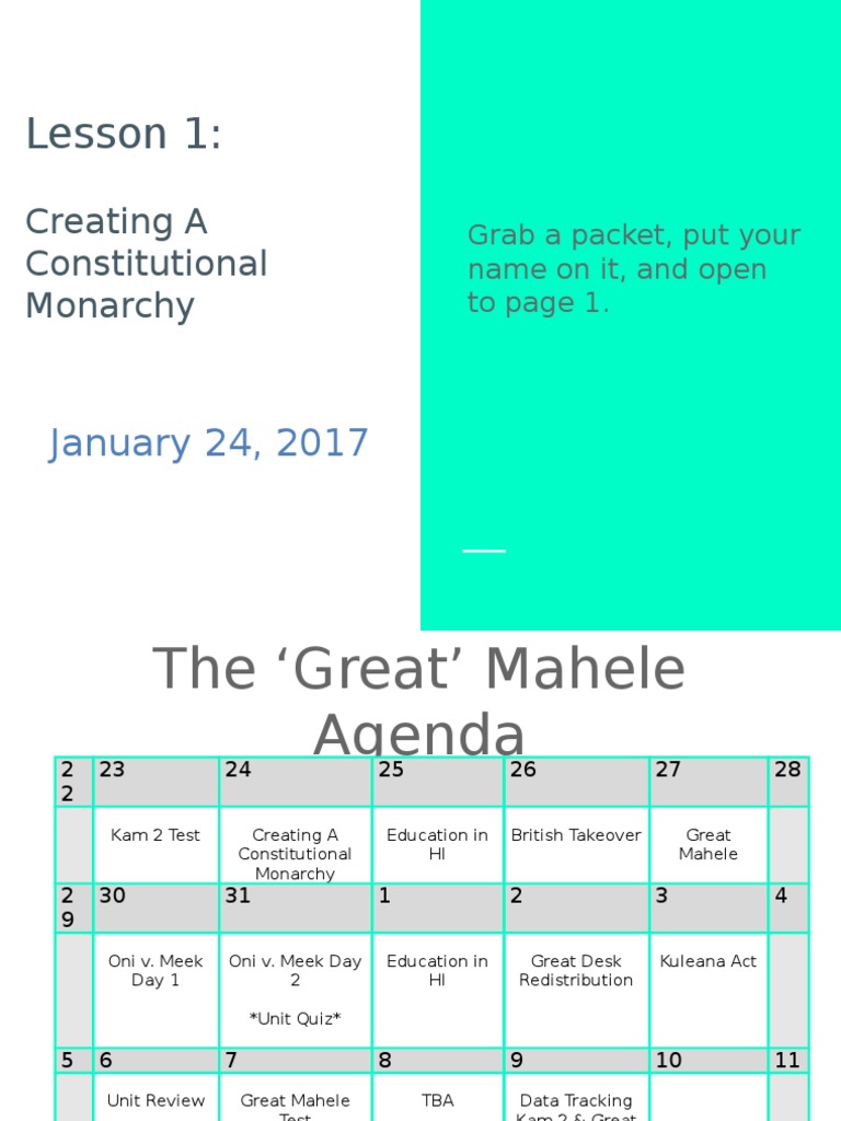 Great Mahele | PDF | Kingdom Of Hawaii