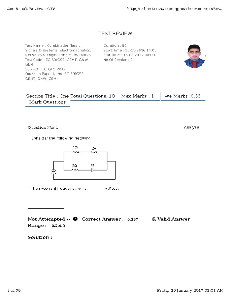 Signal&Emt&Network&Math | PDF | Science | Teaching Mathematics