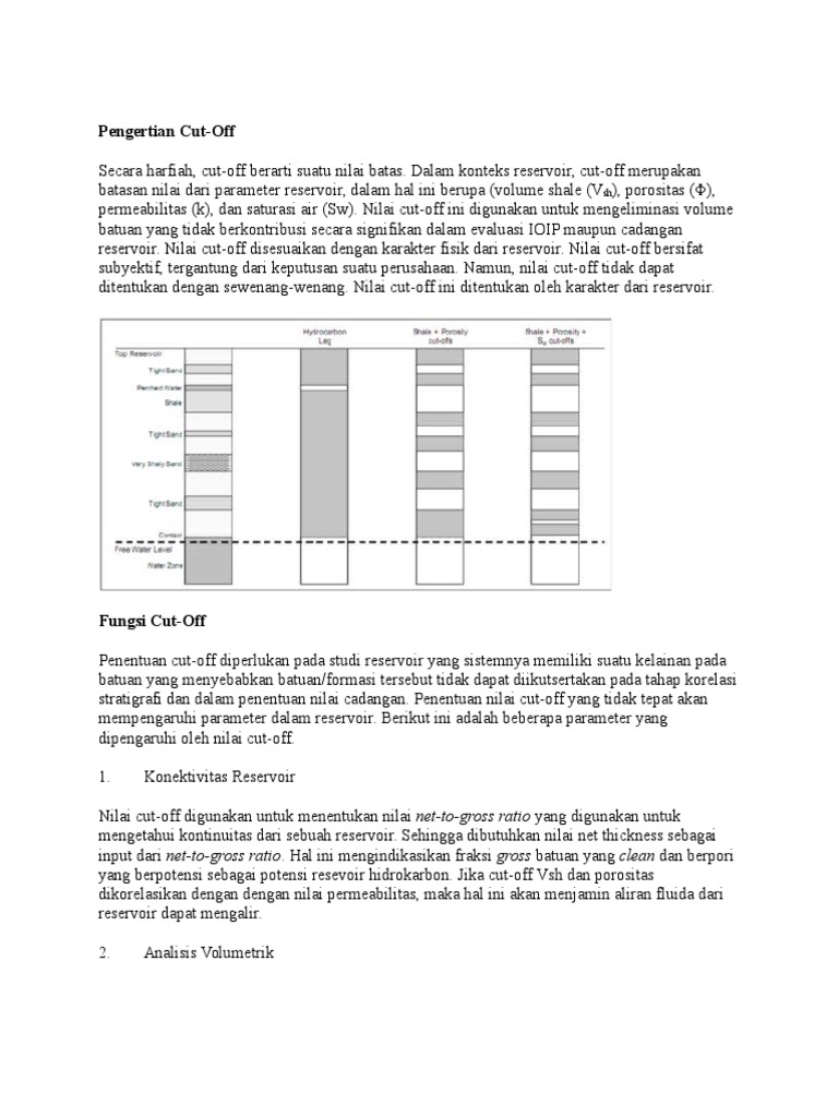Pengertian Cut Off | PDF