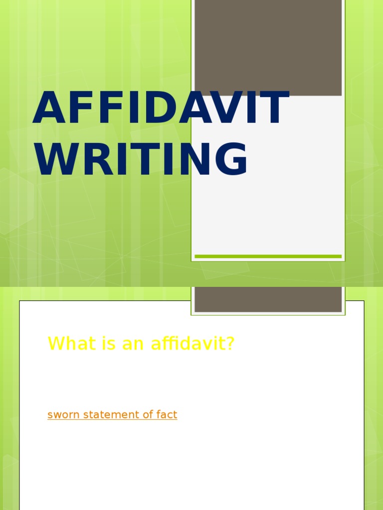How to Write a Complaint Affidavit | PDF | Affidavit | Judiciaries