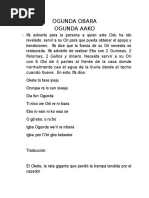 Odi Obara | PDF | Religión étnica | Adivinación