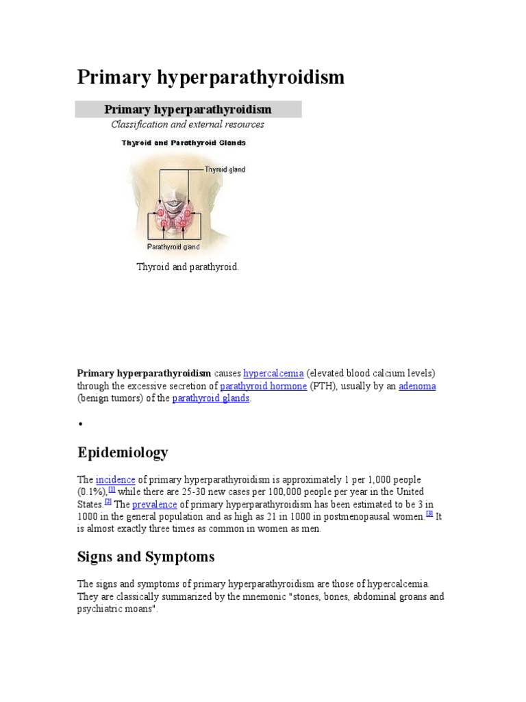 Hyperparathyroidism: Symptoms & Causes | PDF | Diseases And Disorders ...