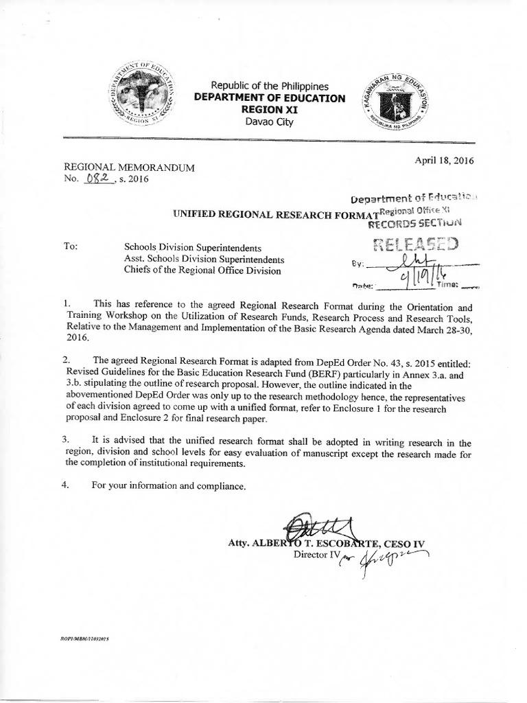 Action Research Format-Deped | PDF