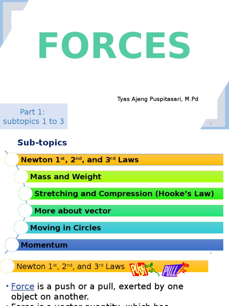 Forces Part 1 | PDF | Force | Mass