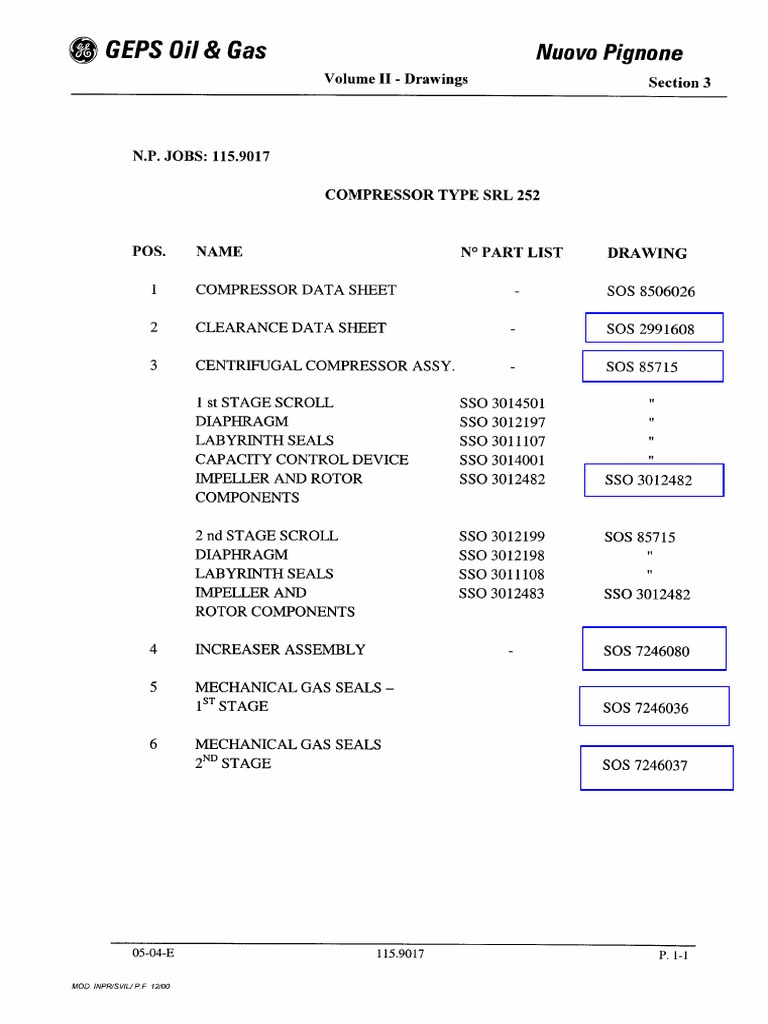 Compressor Drawing | PDF