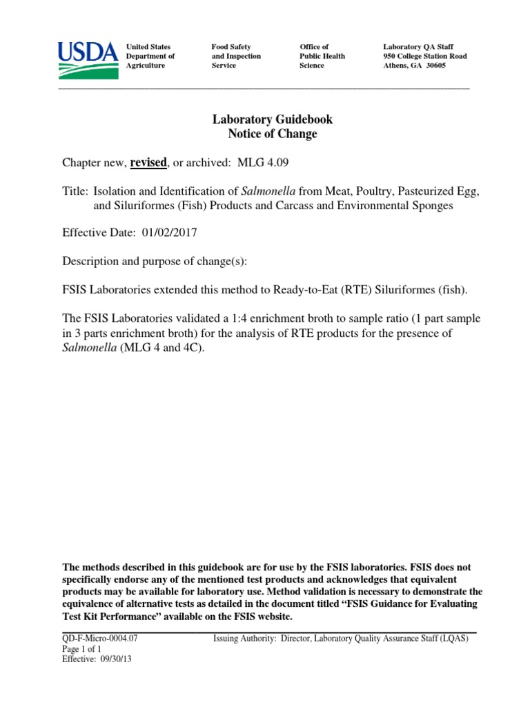 MLG 4 | PDF | Serotype | Food Safety