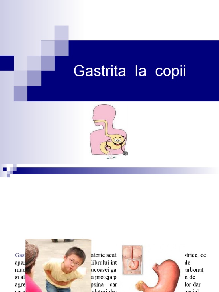 Gastrita La Copii | PDF