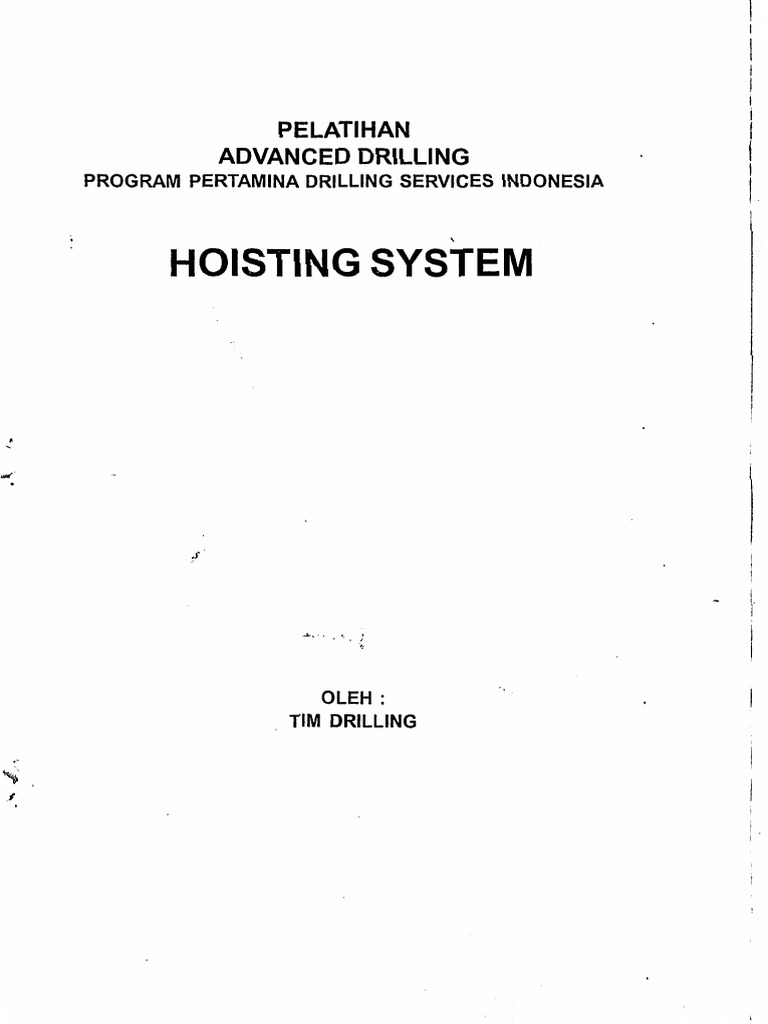 01-Hoisting System PDF | PDF