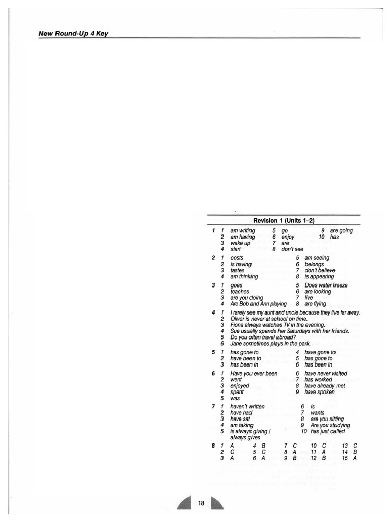 Round Up 4 Key Revisions | PDF