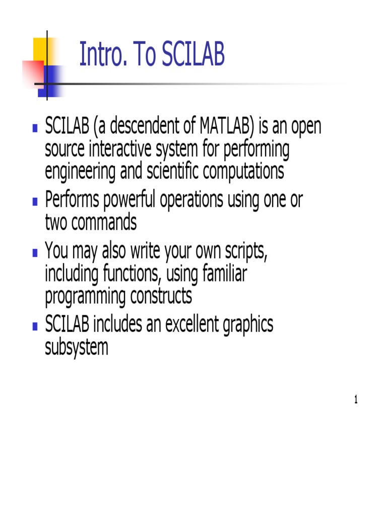 SCILAB | PDF | Polynomial | Integral