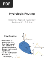 7-CE-323 - Stream Flow Routing-Routing-Reservoir | PDF | Flood | Discharge (Hydrology)