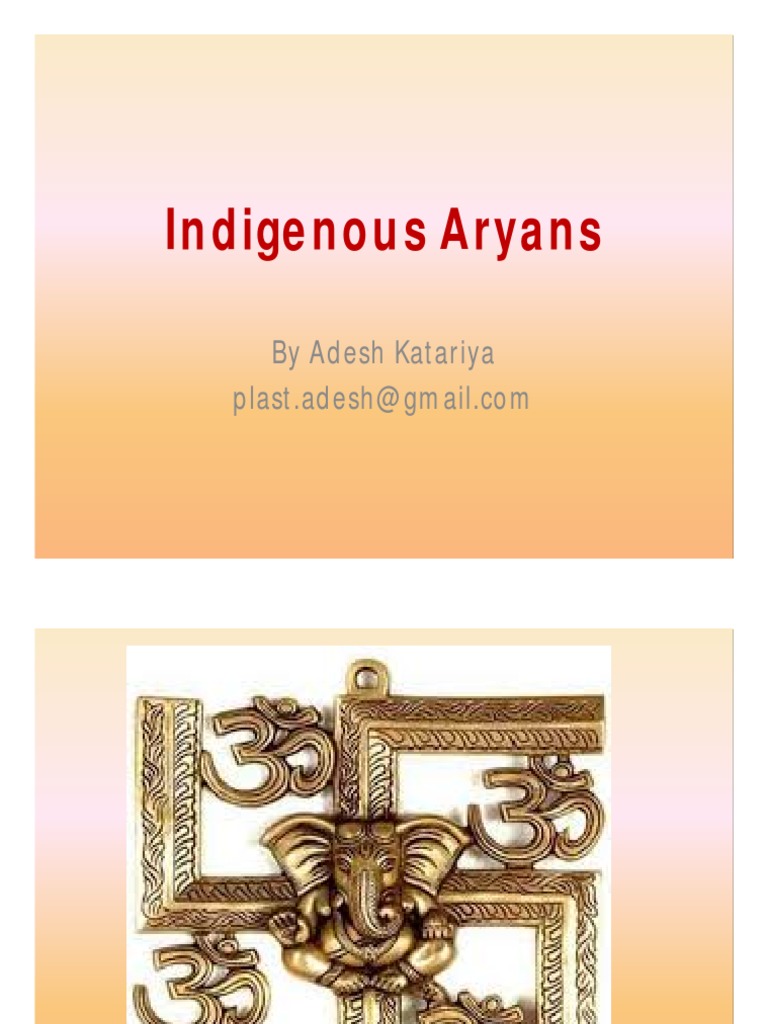 Indigenous Aryans | PDF | South Asia | Asia