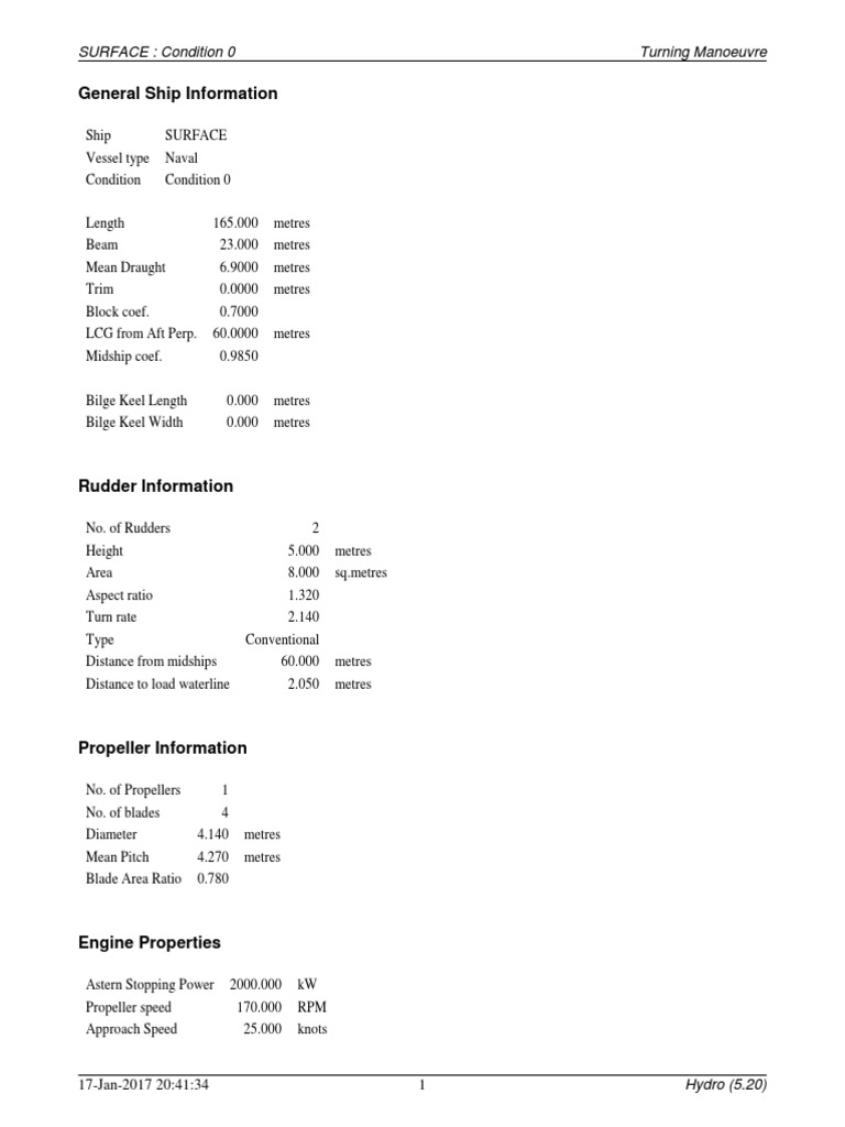 Tribon M1 | PDF | Propeller | Ships