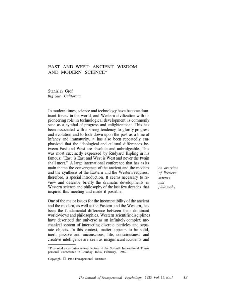 Ancient Wisdom and Modern Science PDF | PDF | Rupert Sheldrake | Paradigm