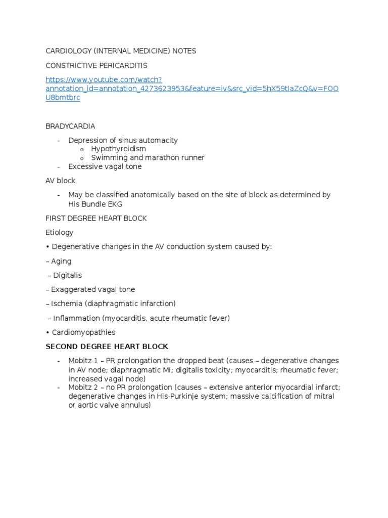 Cardiology Step 2 CK Notes | PDF | Cardiac Arrhythmia | Heart