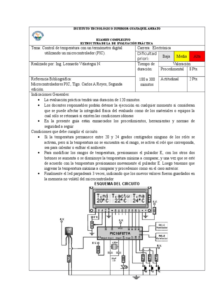 Práctica 1 - Microcontroladores | PDF | Microcontrolador | Relé