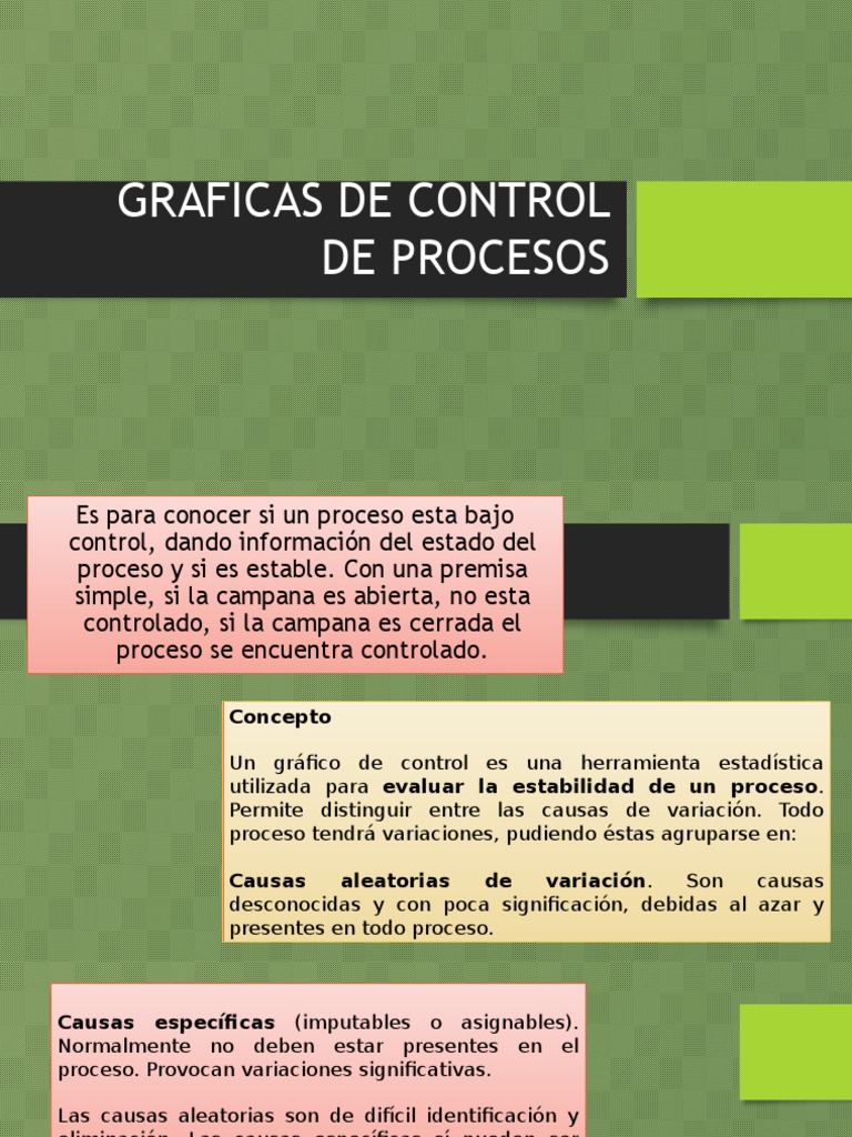 Graficas de Control de Procesos | PDF | Estadísticas | Informática y ...