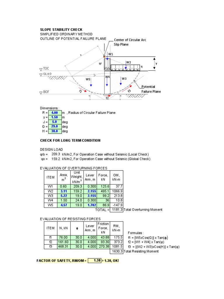Slope Stability Analysis | PDF