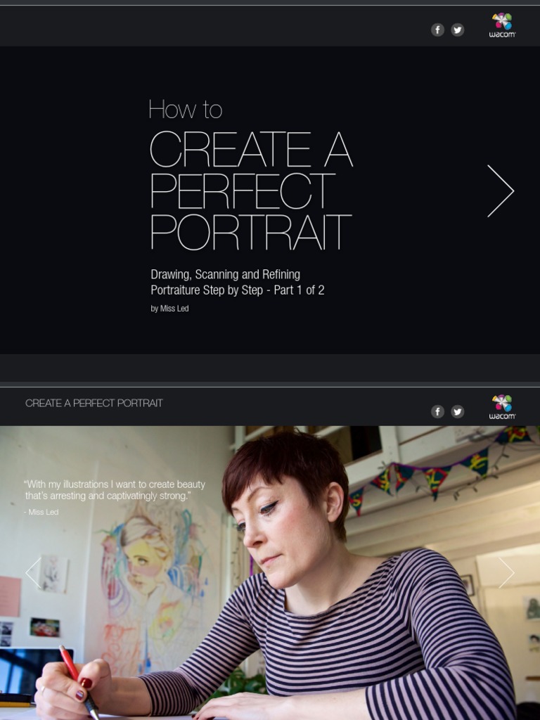 Miss Led Tutorial 2 | PDF | Portrait Painting | Adobe Photoshop