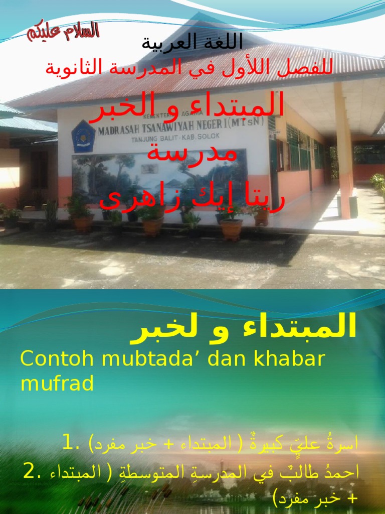 Belajar Mubtada Dan Khabar | PDF