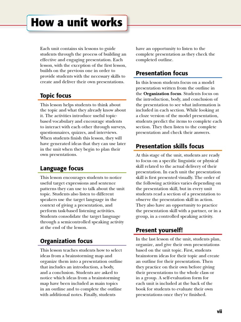 Present Yourself Students Book2 Unit4 Sample Unit Pdf Coffee