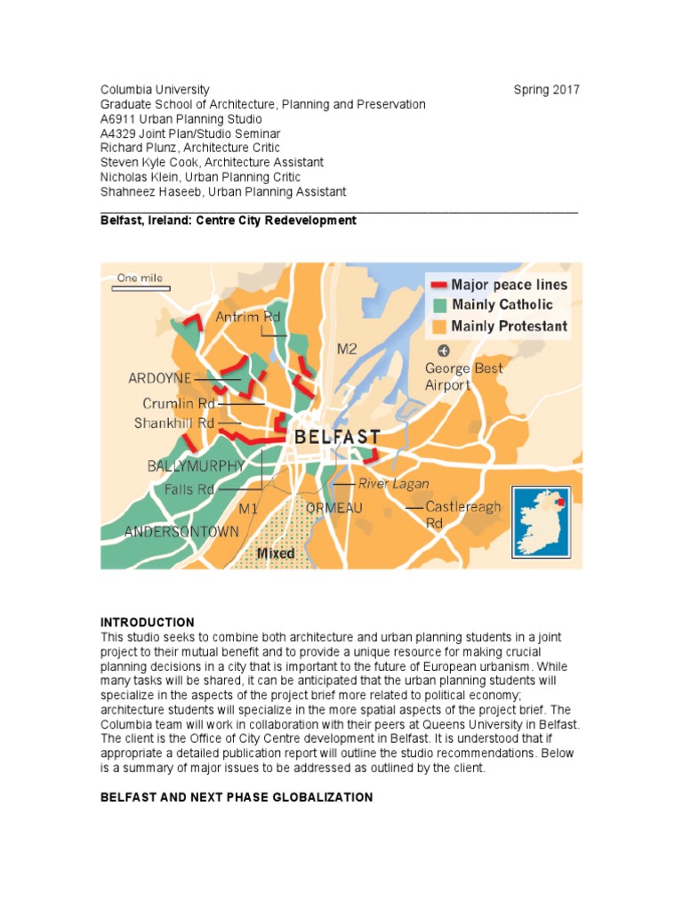 Belfast Studio Brief - FINAL | PDF | Northern Ireland | Belfast
