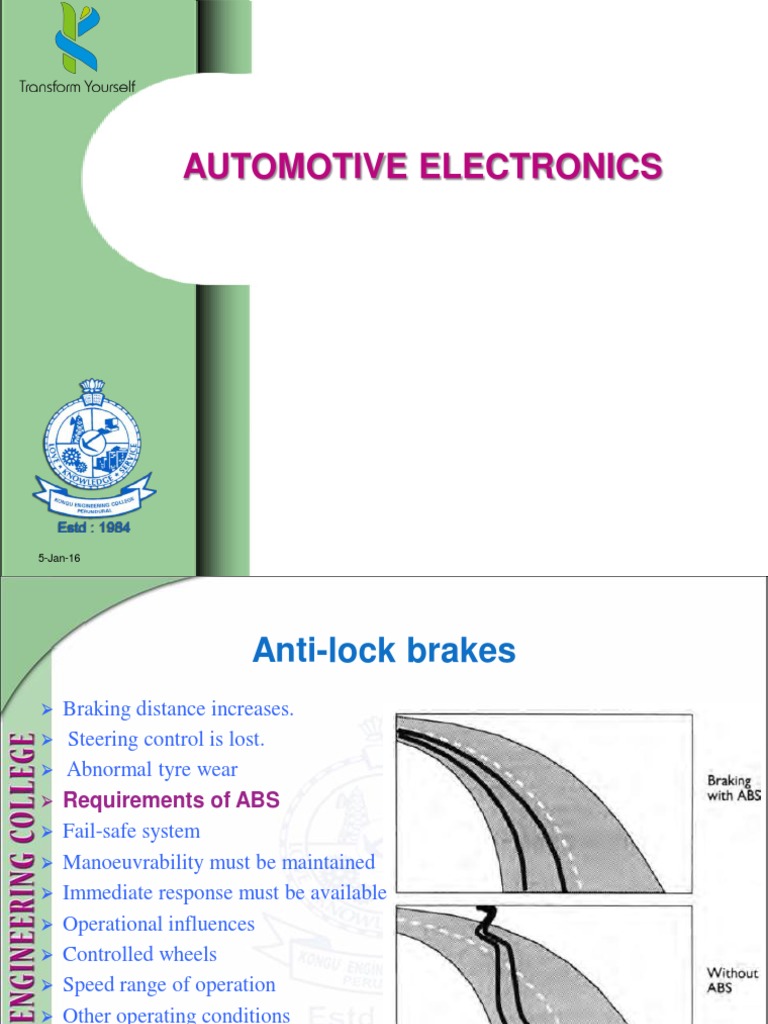 Automotive Electronics | PDF