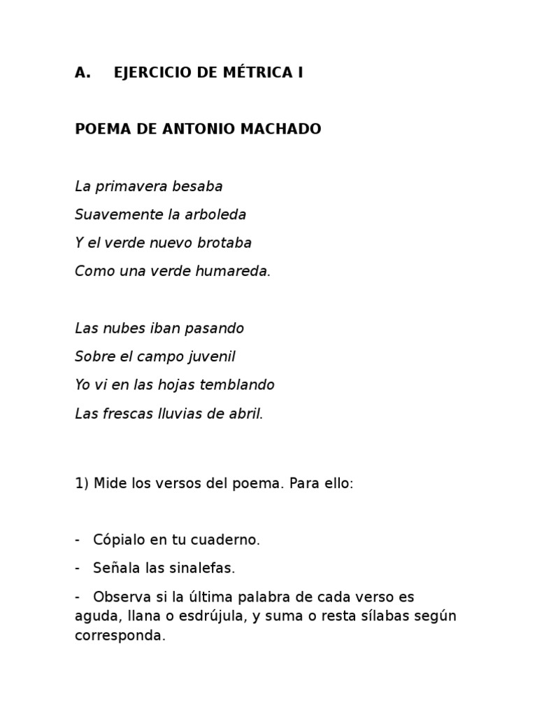Metrica Poesia | PDF