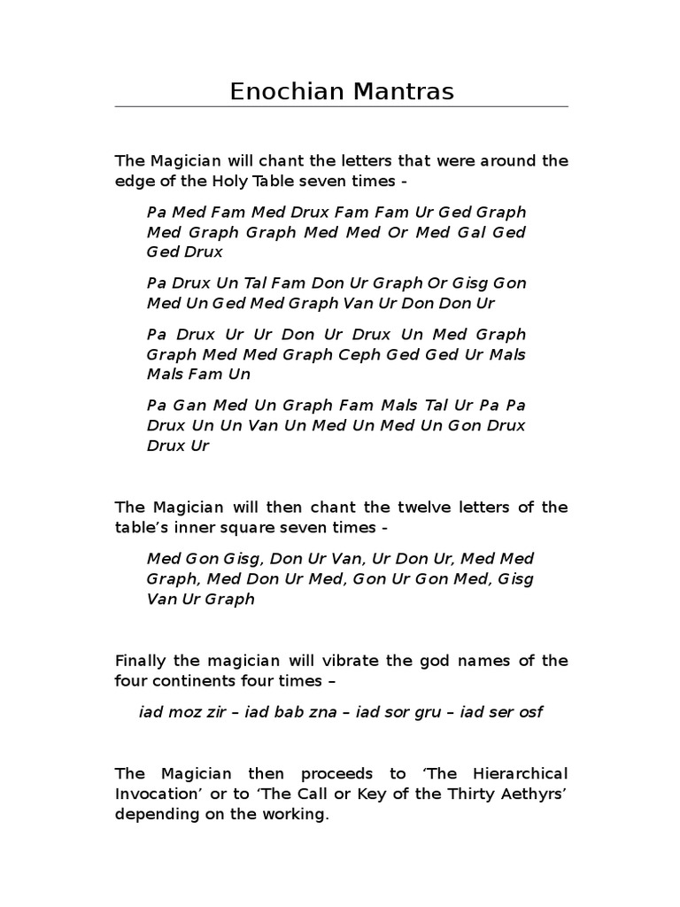 Invoking the Thirty Aethyrs: A Ritual Text for Channeling Higher ...