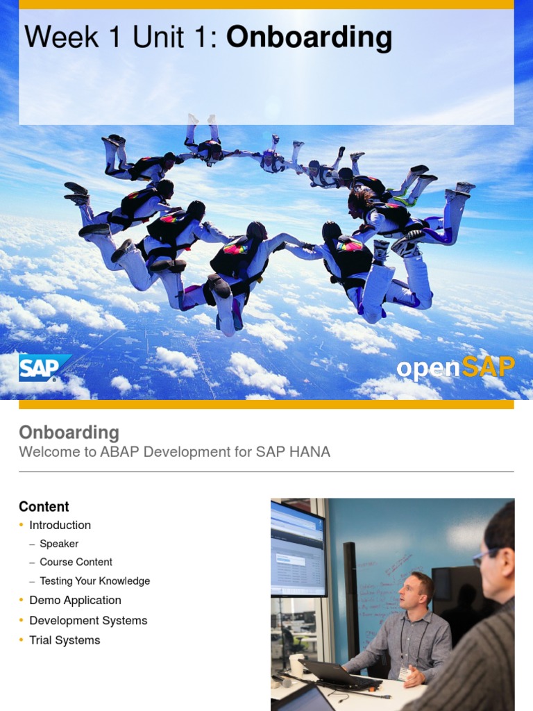 Week 1 Unit 1: Onboarding | PDF