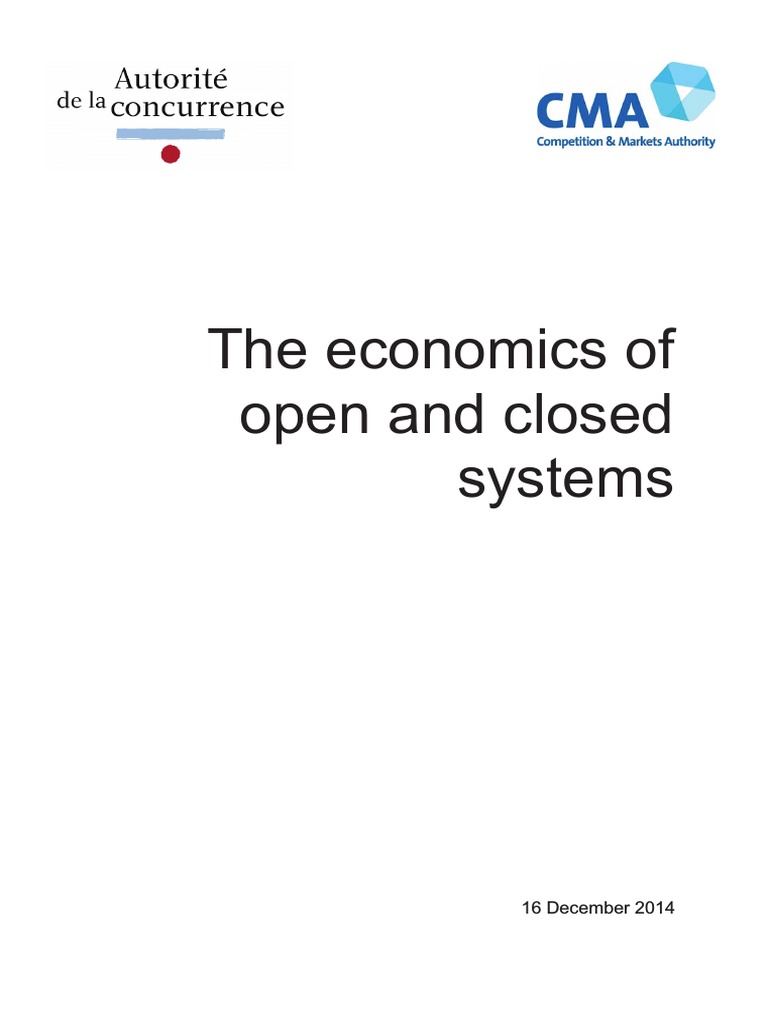 Economics Open Closed Systems | PDF | Monopoly | Profit (Economics)