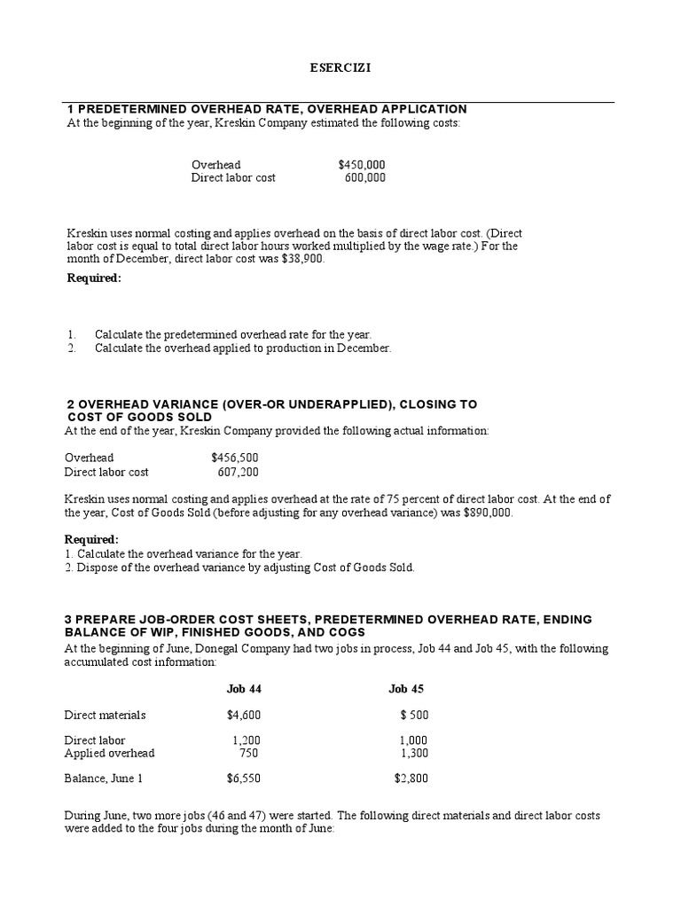 Prelims Reviewer For Cost Accounting | PDF