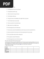 Einstein Riddle Worksheet | PDF | Drink | Yellow