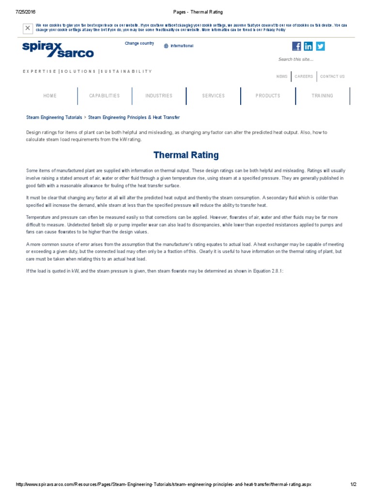 Pages - Thermal Rating | PDF